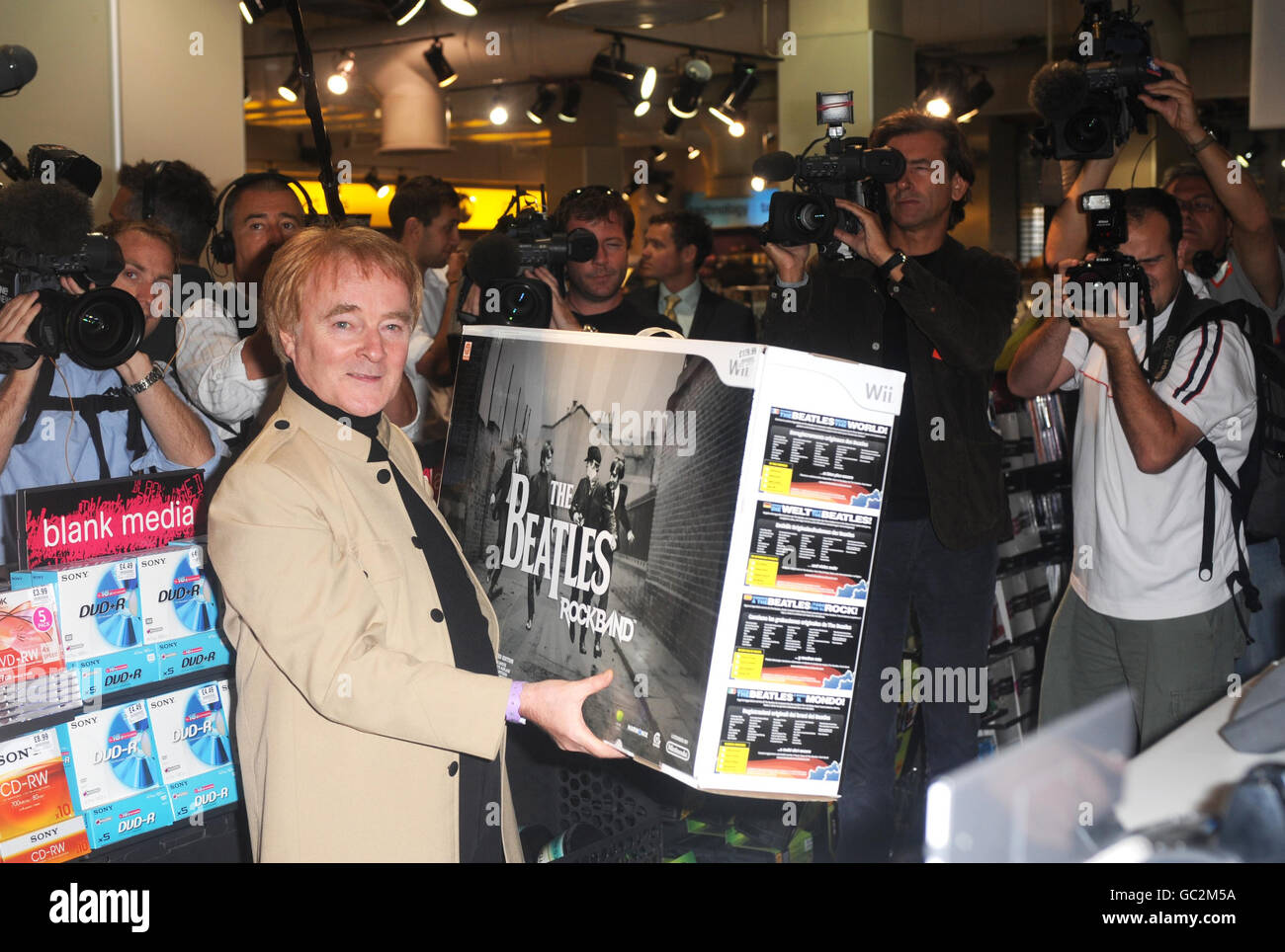 The Beatles Rock Band game release Stock Photo - Alamy