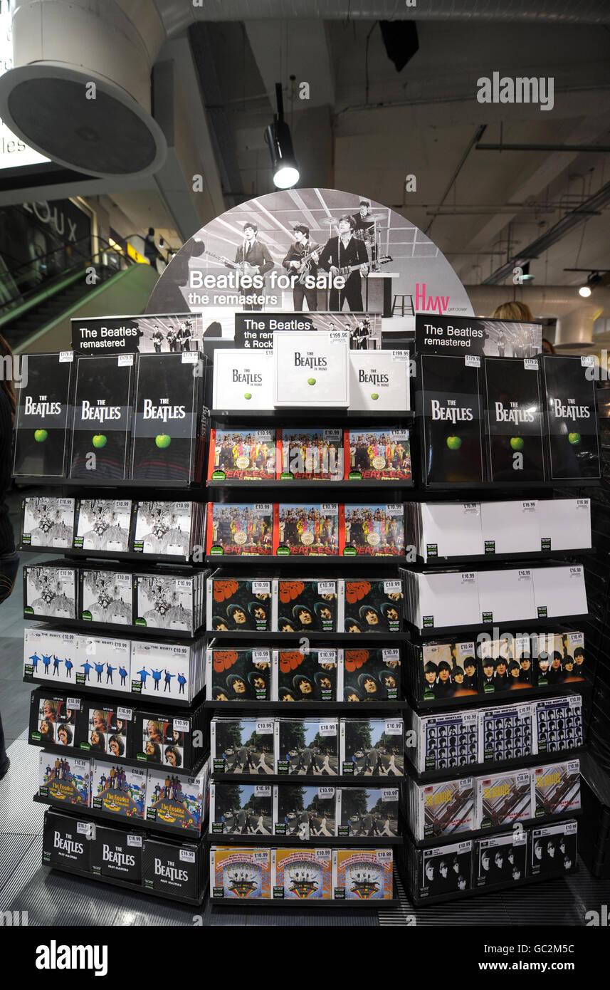 The Beatles Rock Band game release Stock Photo - Alamy