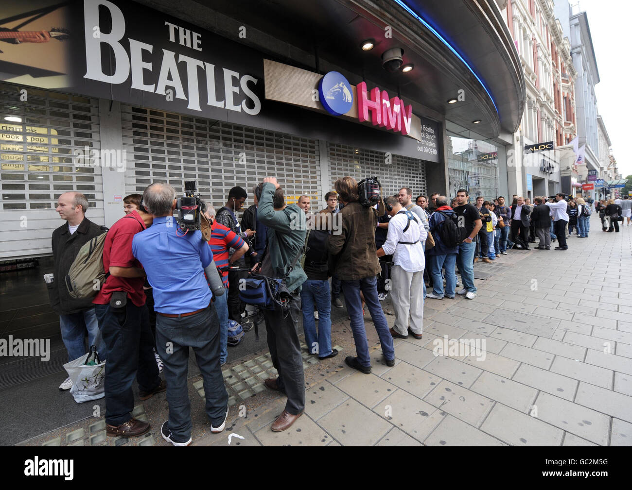 The Beatles Rock Band game release Stock Photo - Alamy