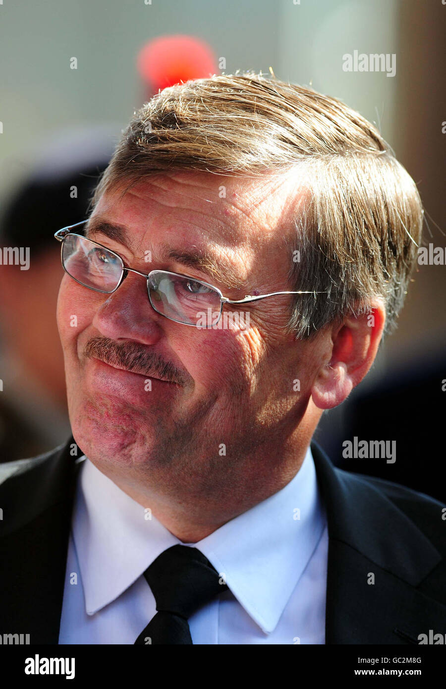 Defence Secretary Bob Ainsworth attends the funeral of Lance Corporal ...