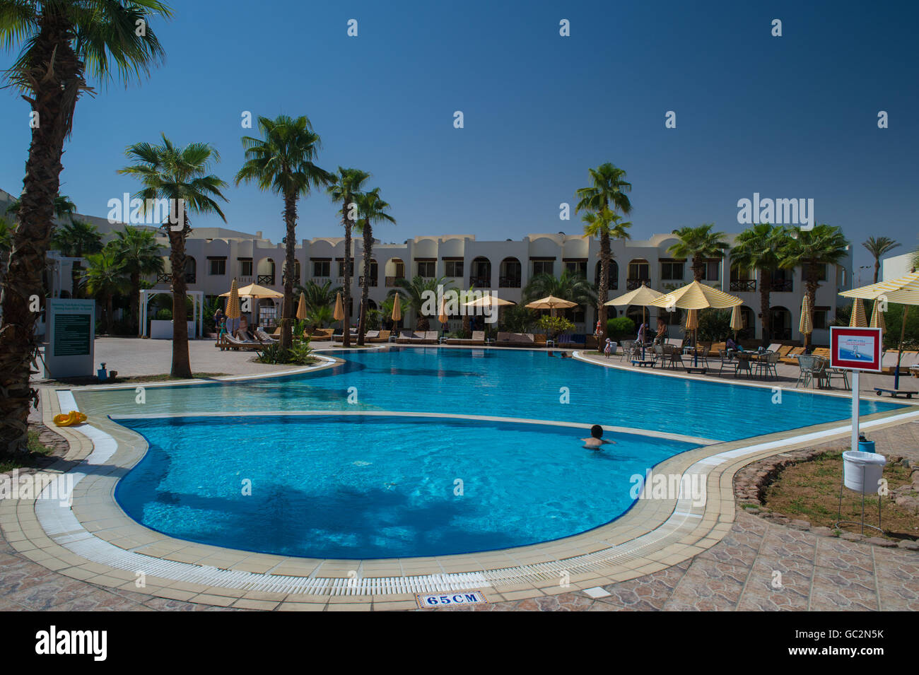 Swimming pool in Sharm el Sheikh luxury hotel, Egypt Stock Photo - Alamy