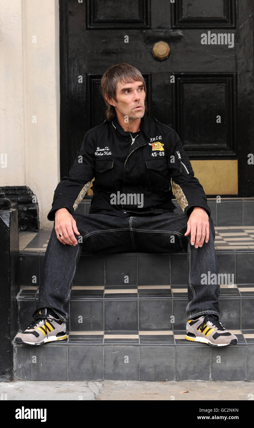 Ian Brown portrait session - London Stock Photo - Alamy