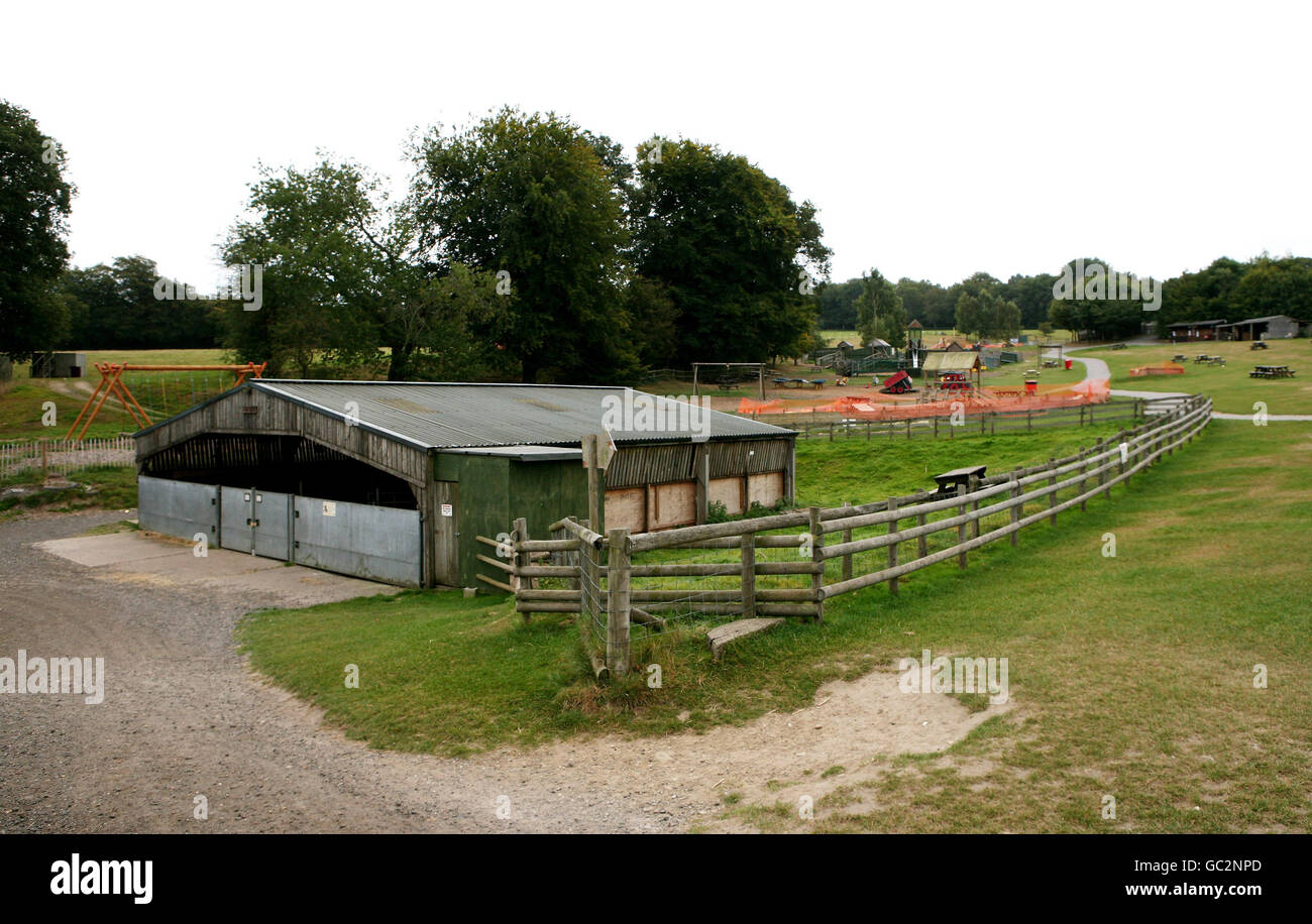 A general view of Godstone Farm in Godstone, Surrey, which remains ...