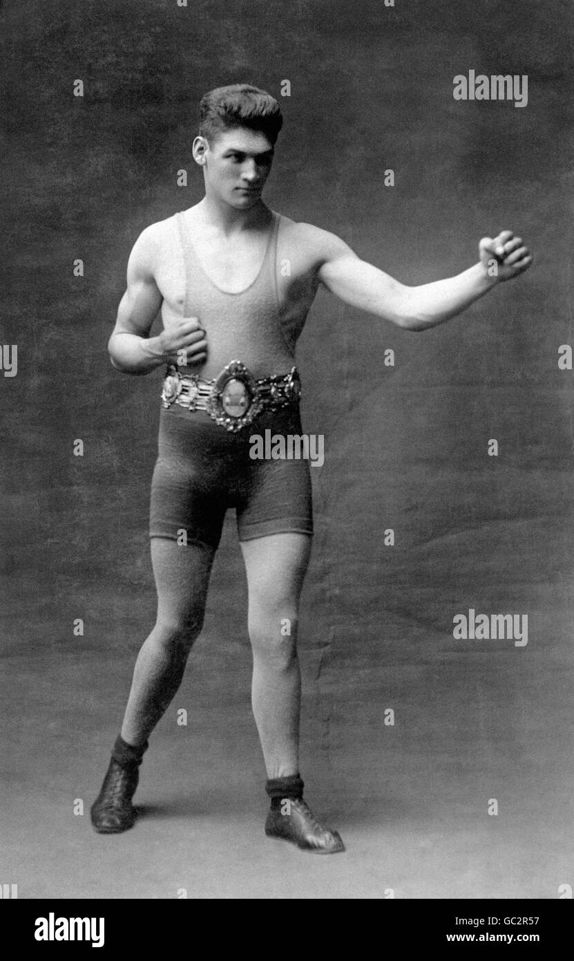 Jack hood with his welterweight belt hi-res stock photography and ...