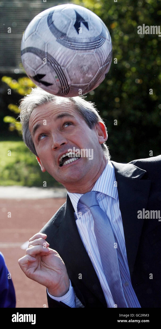 Scotland manager george burley visit to castlehead high school hi-res ...