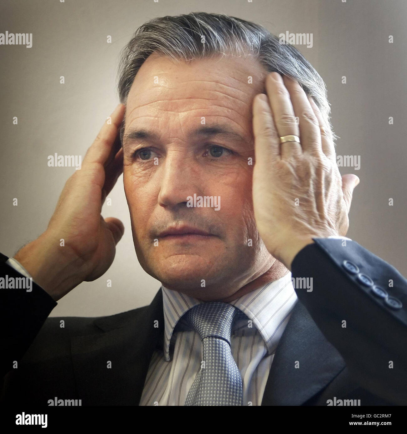 Soccer george burley scool visit castle head high school hi-res stock ...