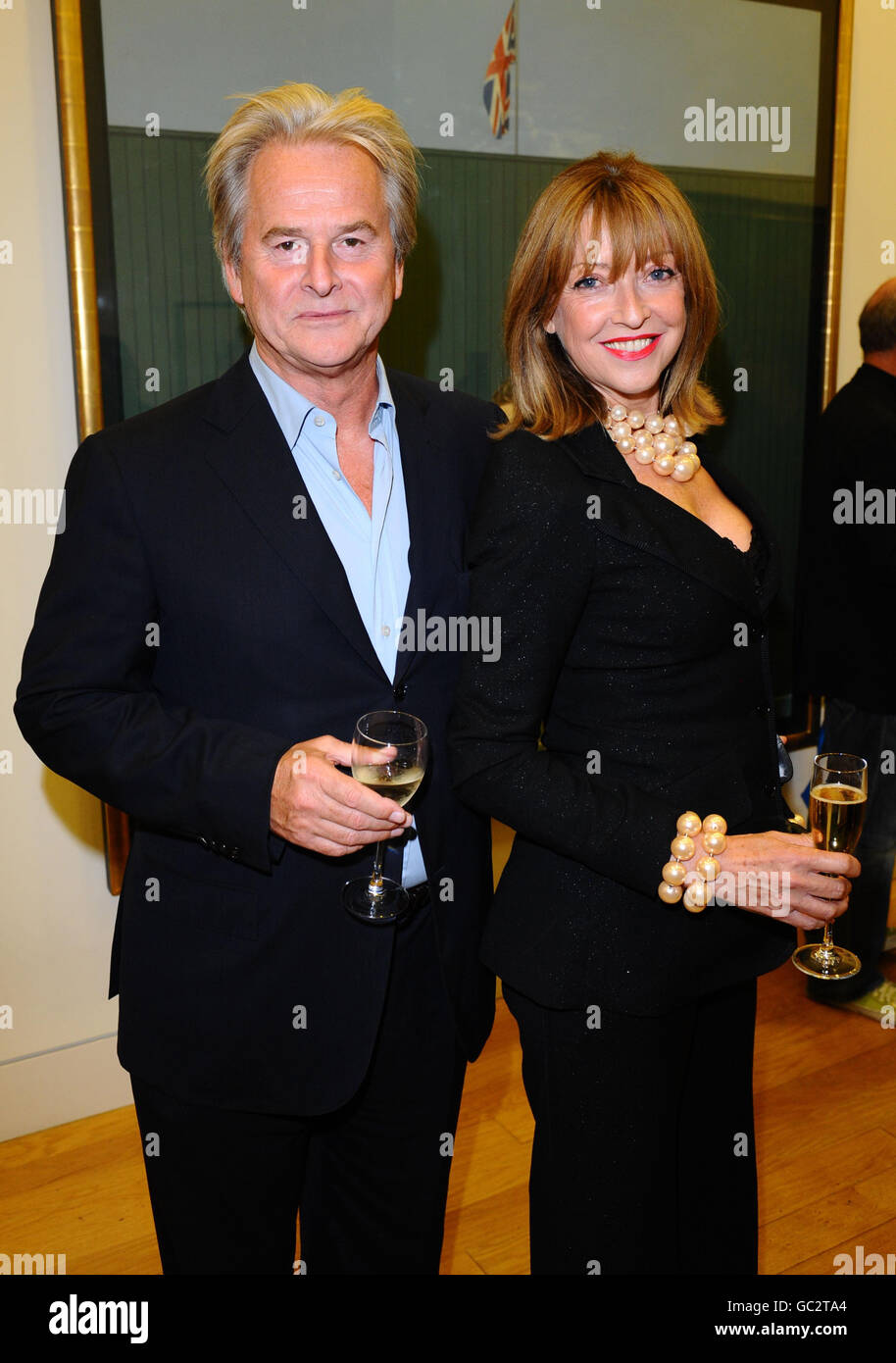 Trevor Eve and Sharon Maughan at the launch of Twiggy's new book ...