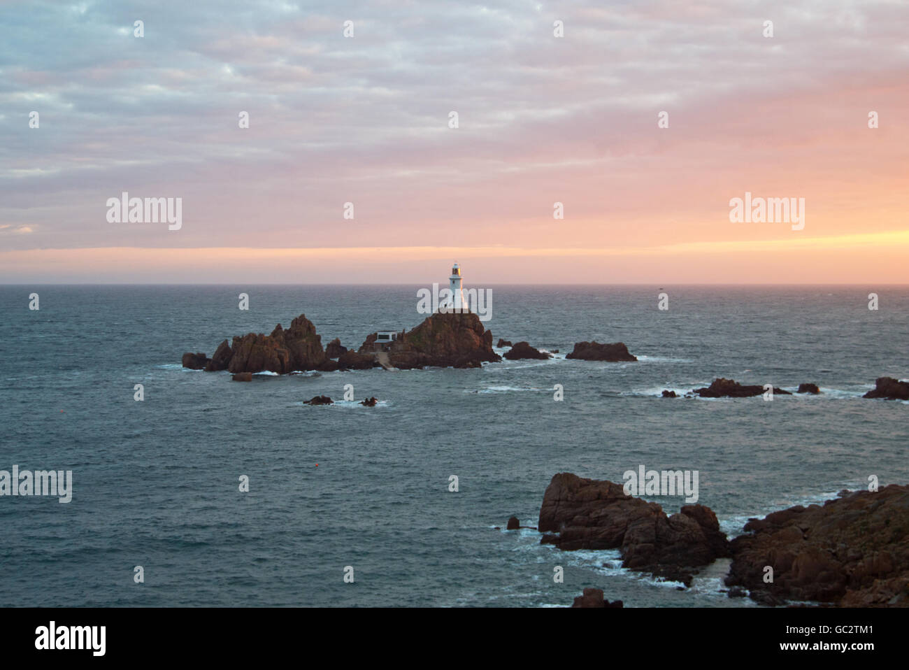 Corbiere lighthouse sunset jersey hi-res stock photography and images ...