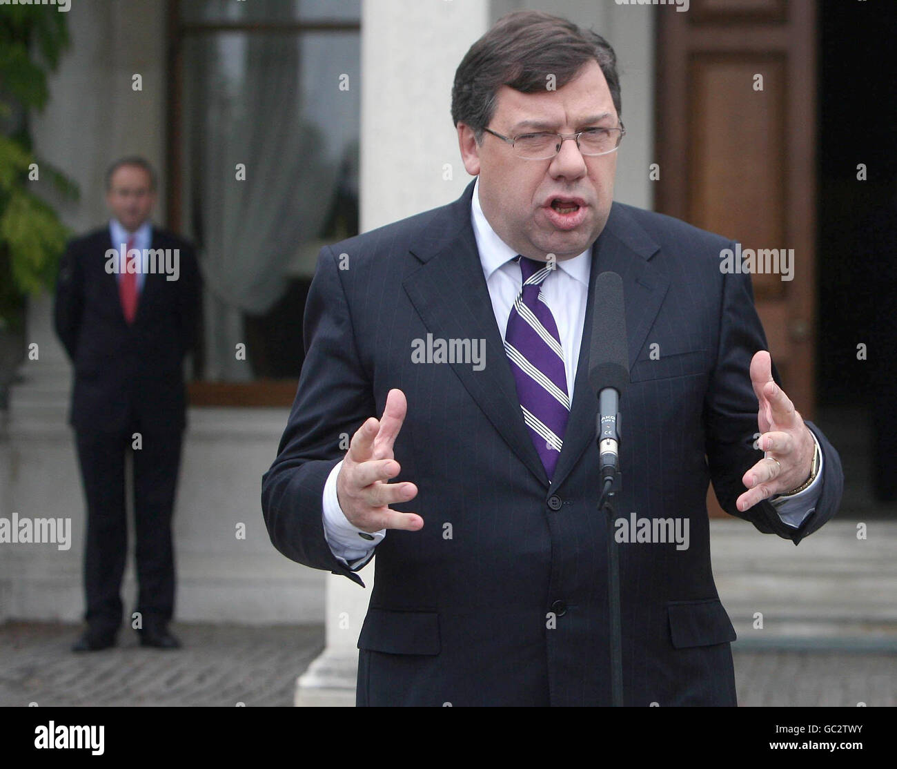 Speaking at the beginning of the global irish economic forum hi-res ...