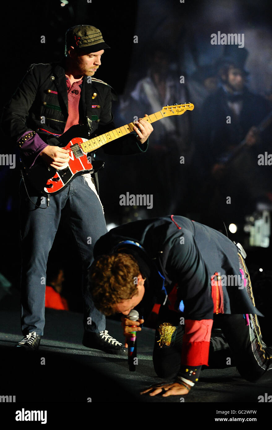 Coldplay at Wembley Stadium Stock Photo - Alamy