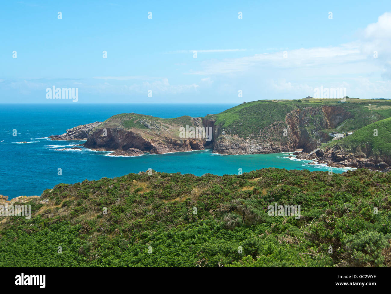 Plémont beach, Jersey, Channel Islands Stock Photo - Alamy