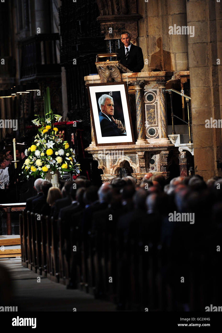Sir Bobby Robson thanksgiving service Stock Photo - Alamy