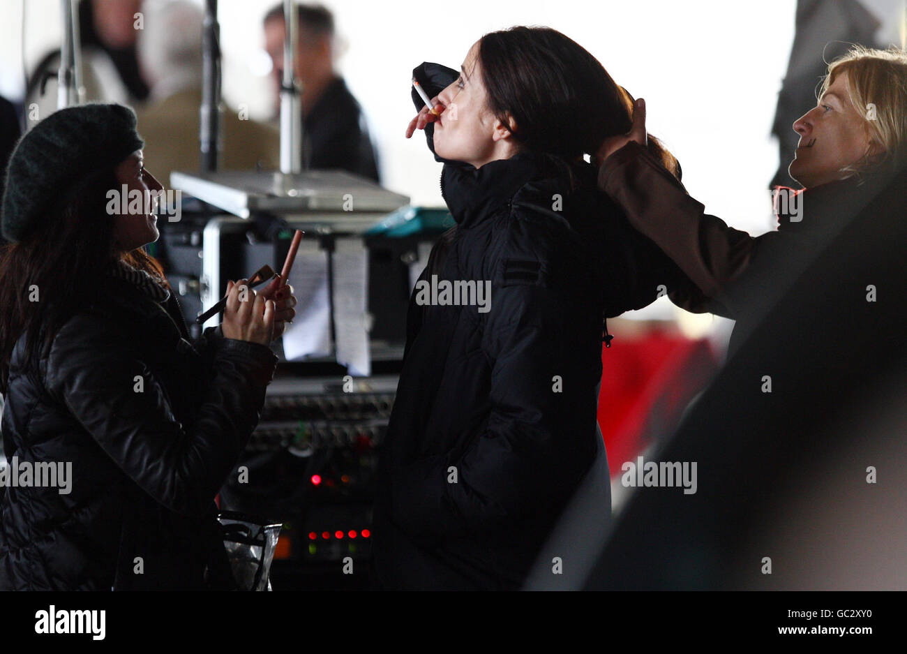 Filming of 'The Last Word' Stock Photo - Alamy