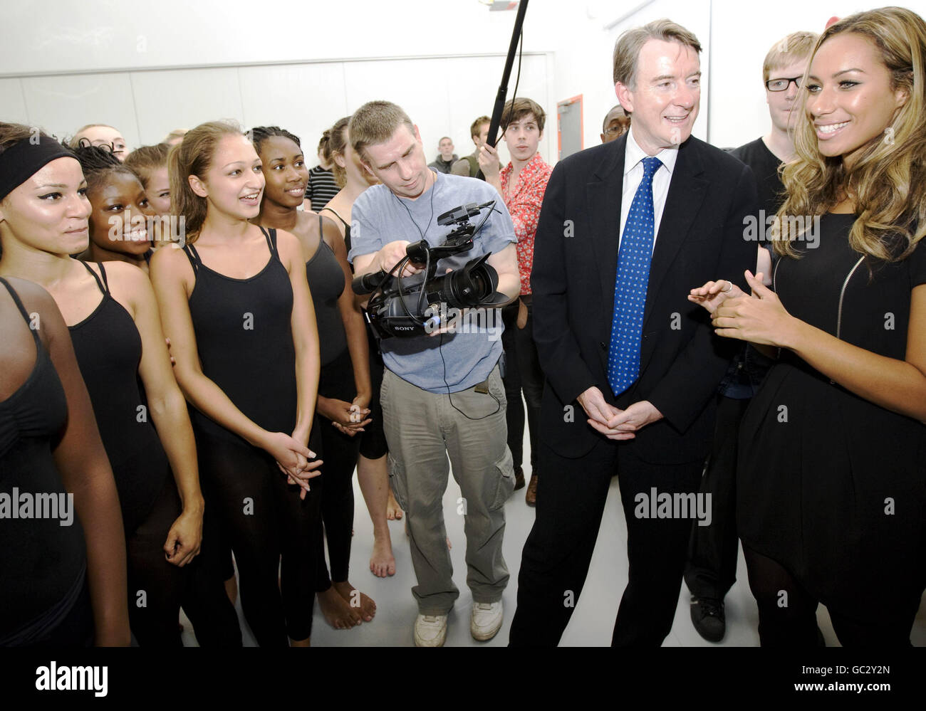 Mandelson visits British School of Performing Arts Stock Photo - Alamy