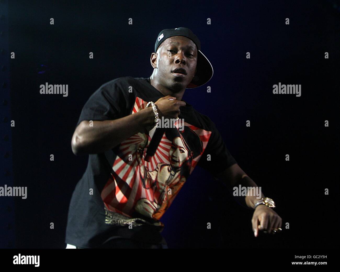 Dizzee Rascal performing at the 250th Anniversary of Guinness Concert ...