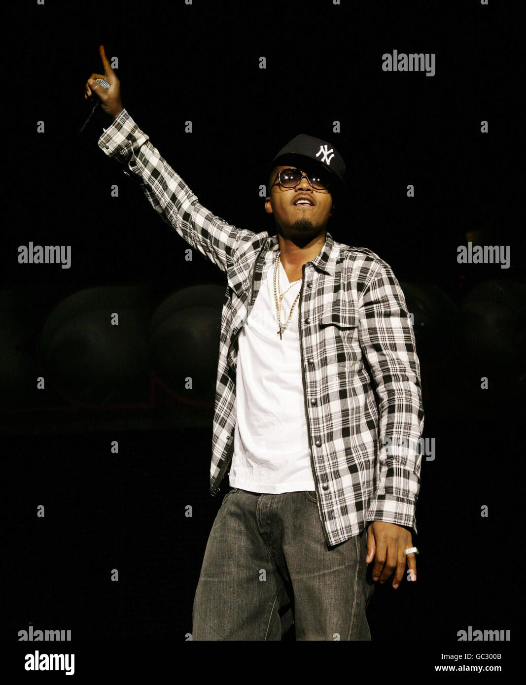 NAS performing at the Orange Rock Corps concert at the Royal Albert ...