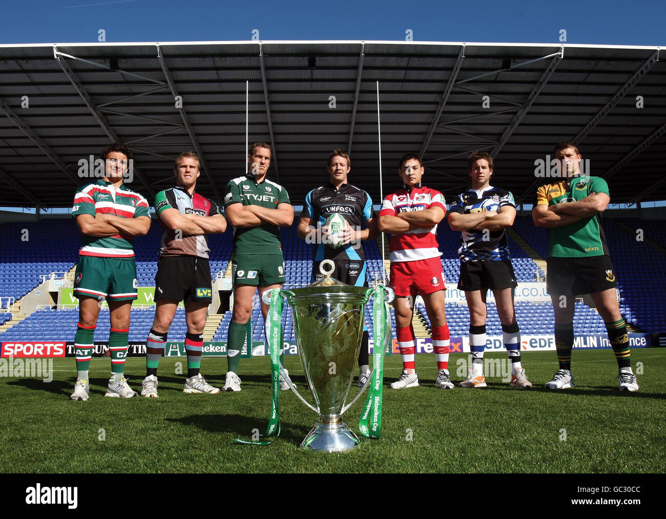 Rugby Union - Heineken Cup Launch - Madejski Stadium Stock Photo - Alamy