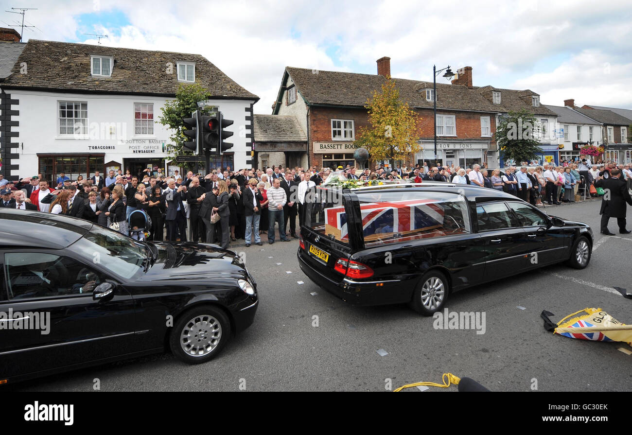 The coffin of acting sergeant michael lockett mc hi-res stock ...