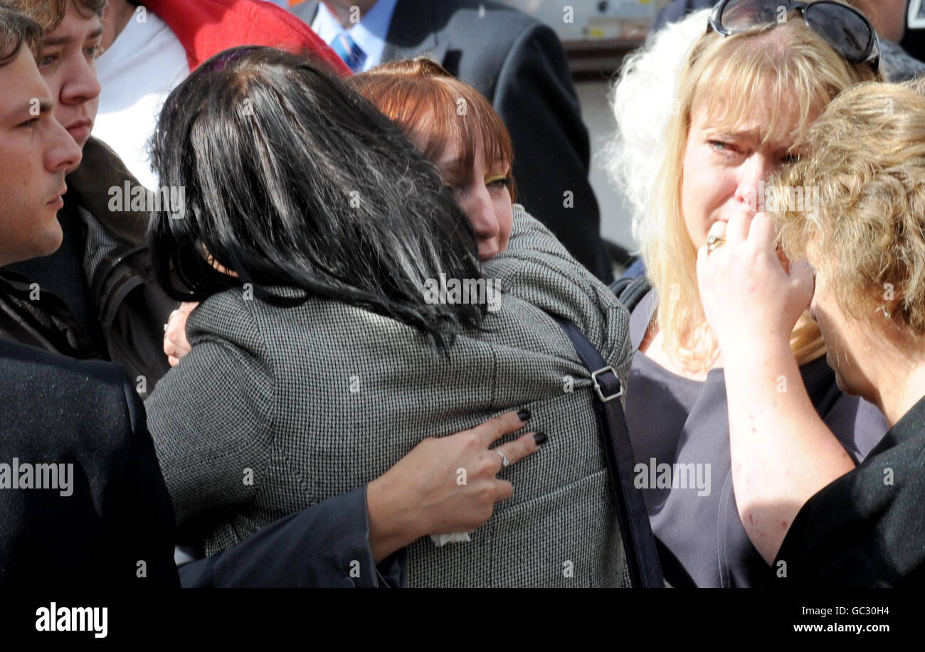 The coffin of acting sergeant michael lockett mc hi-res stock ...