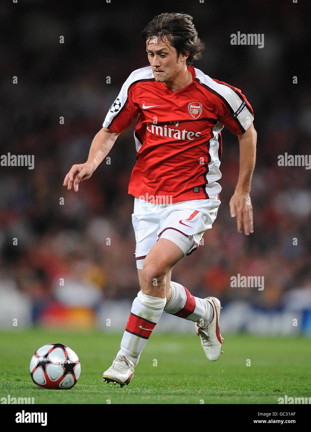 Emirates stadium tomas rosicky hi-res stock photography and images - Alamy