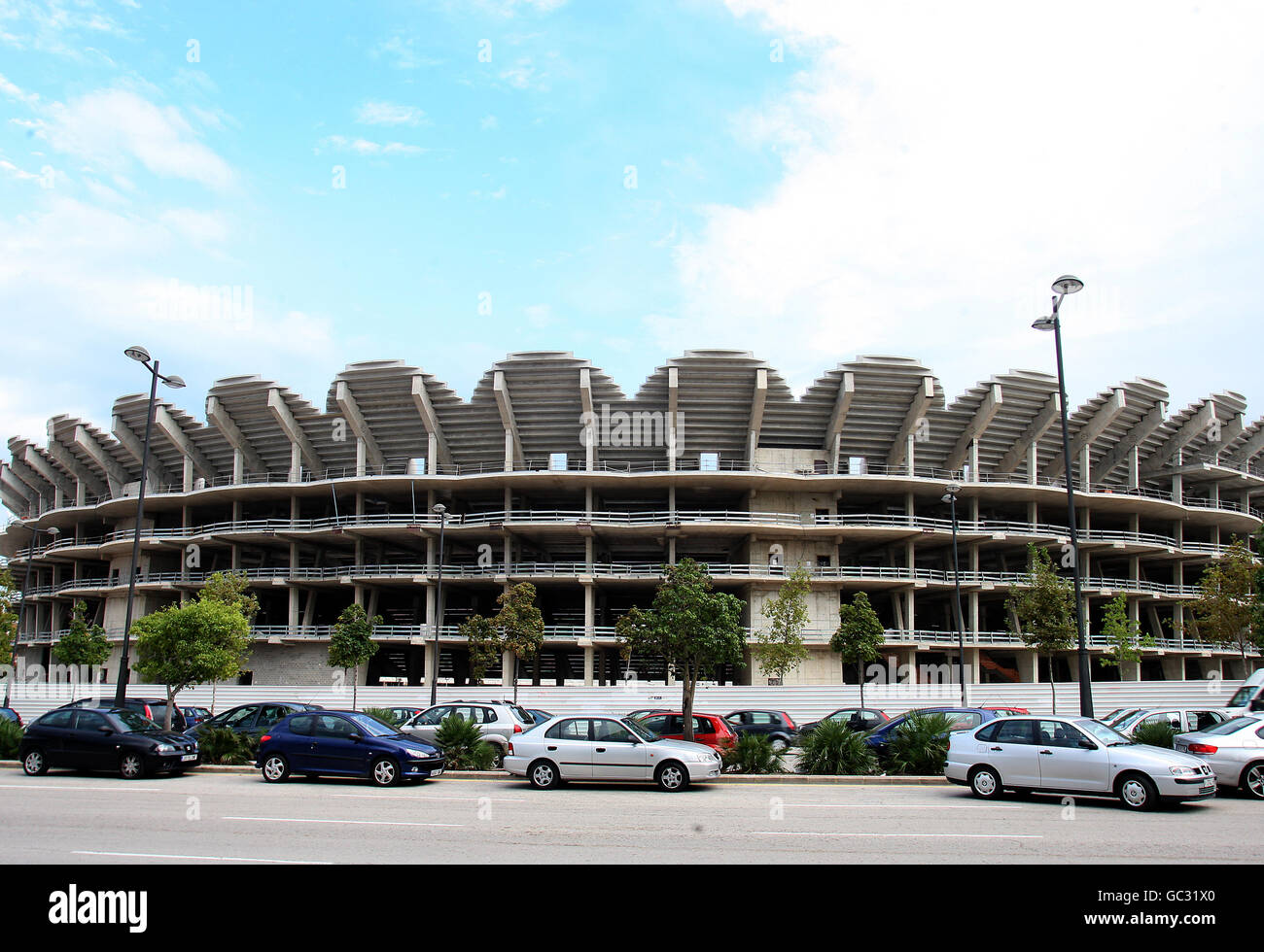 Football city of valencia stadium general view hi-res stock photography ...