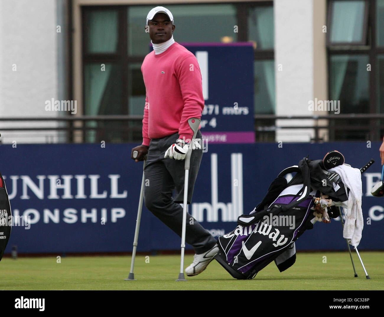 Manuel De Los Santos during the Alfred Dunhill Links Championship at ...