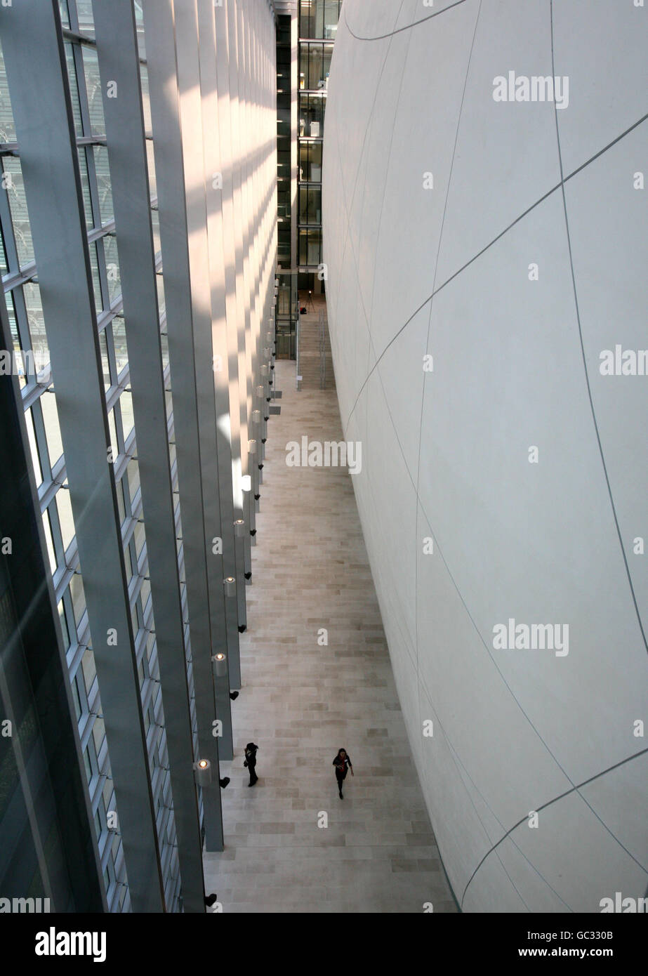 A general view of the cocoon inside the new Darwin centre at the ...