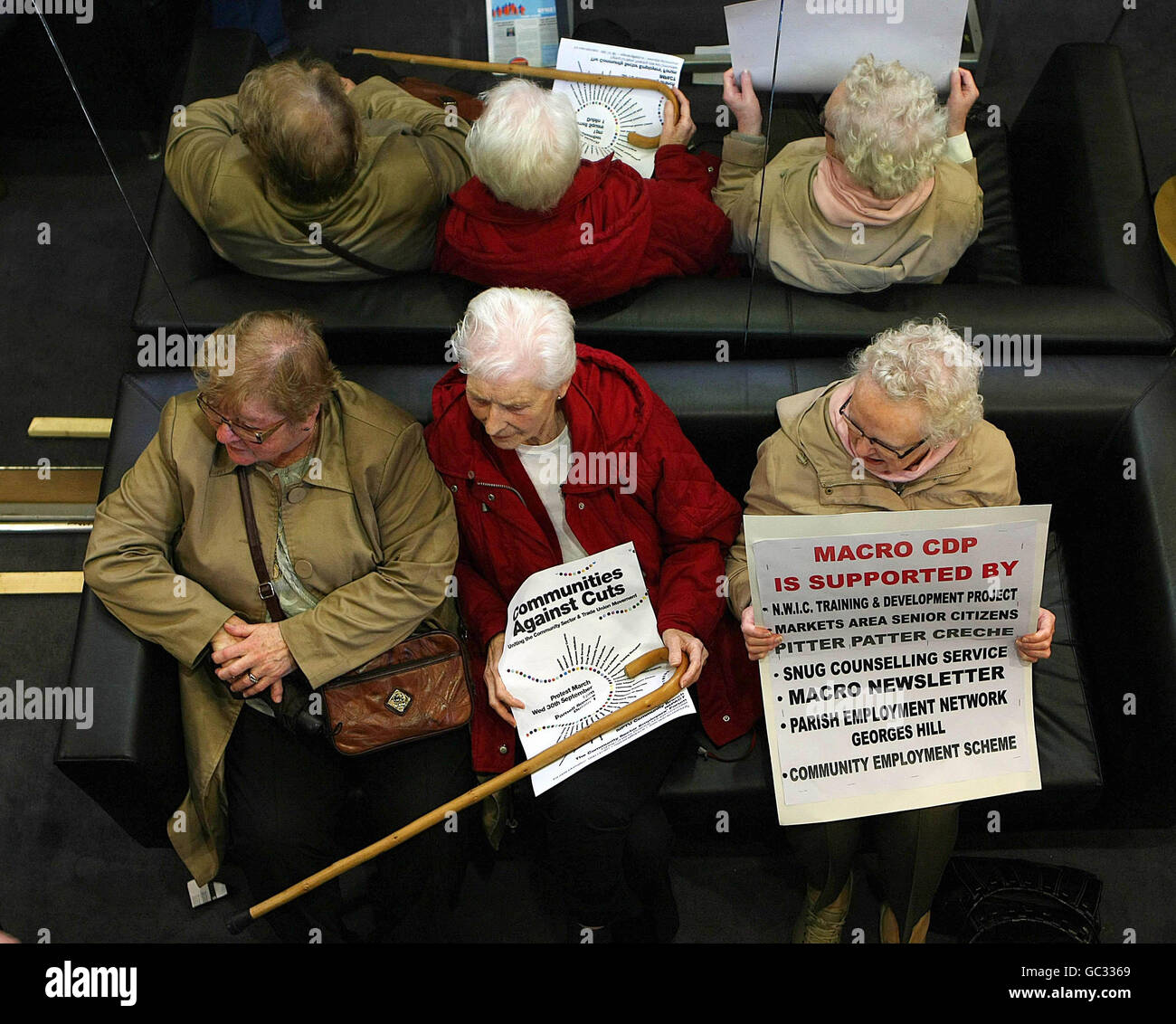 Community Development Programmes (CDP) groups along with SIPTU hold a ...