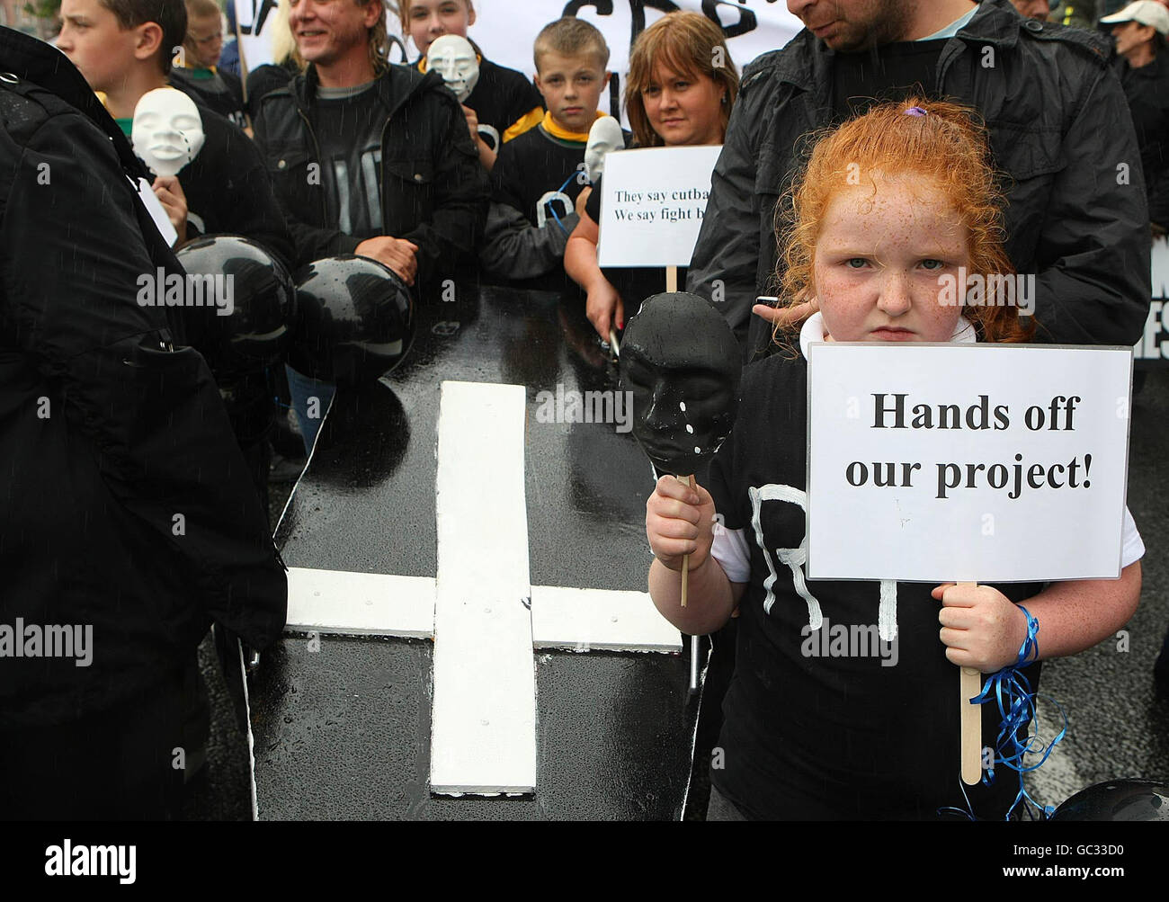 McCarthy protest meeting Stock Photo - Alamy