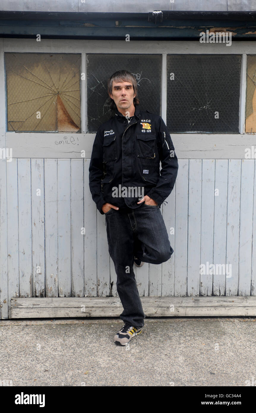 Ian Brown portrait session - London Stock Photo - Alamy