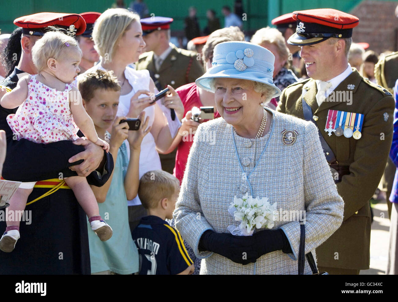 During his visit to catterick garrison hi-res stock photography and ...