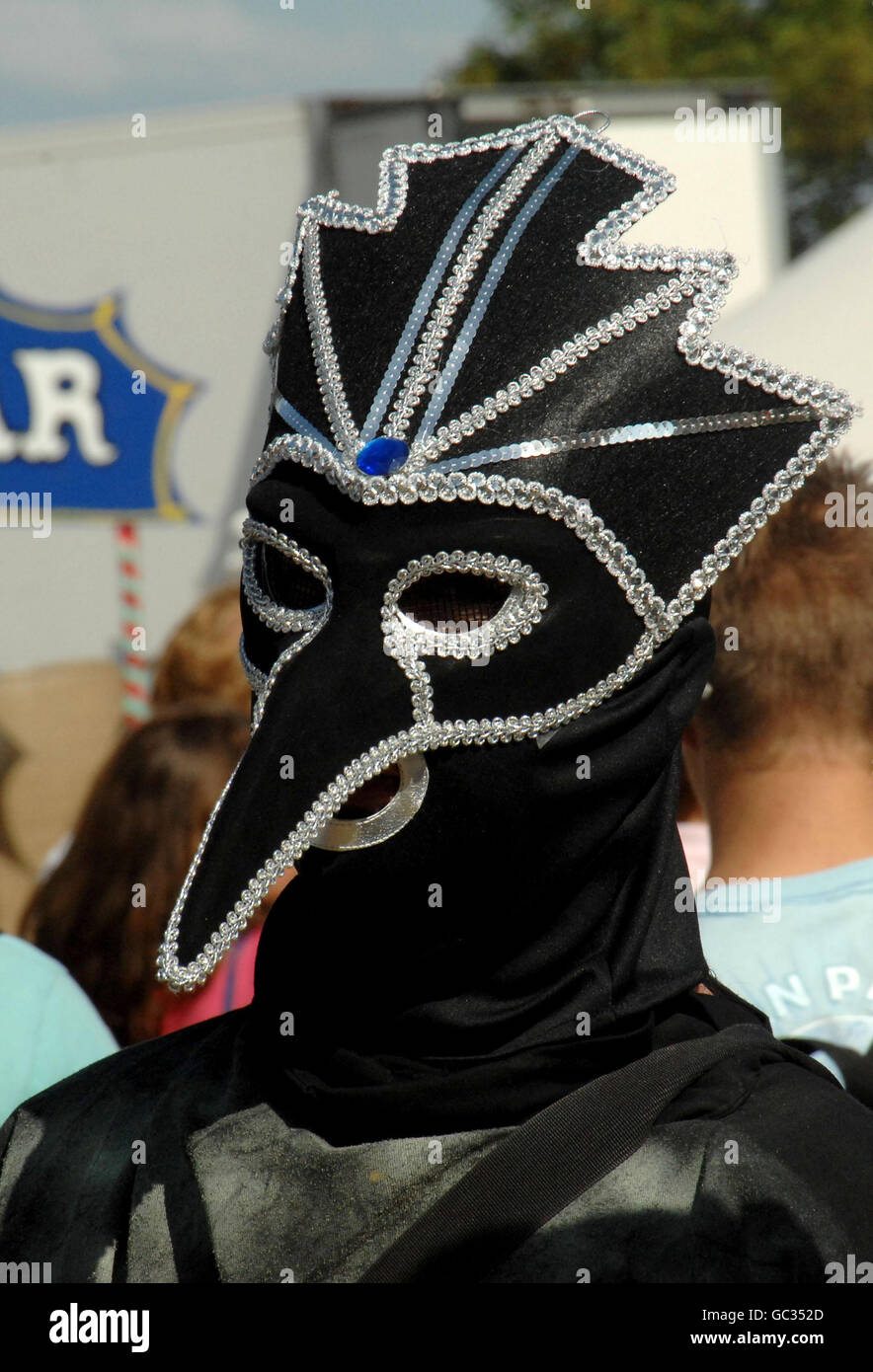 Bestival isle of wight mask hi-res stock photography and images - Alamy