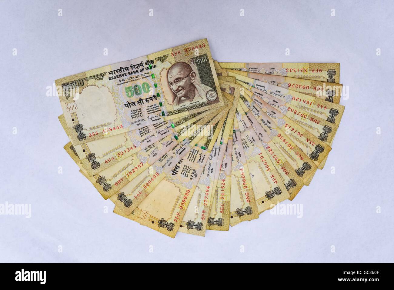 Stack of indian currency notes hi-res stock photography and images - Alamy
