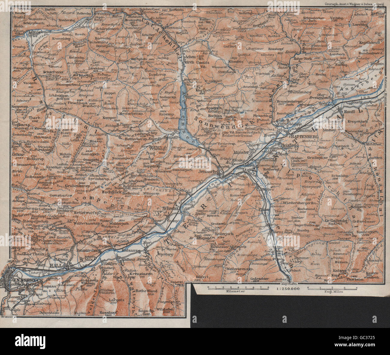 Map of austria 1923 hi-res stock photography and images - Alamy