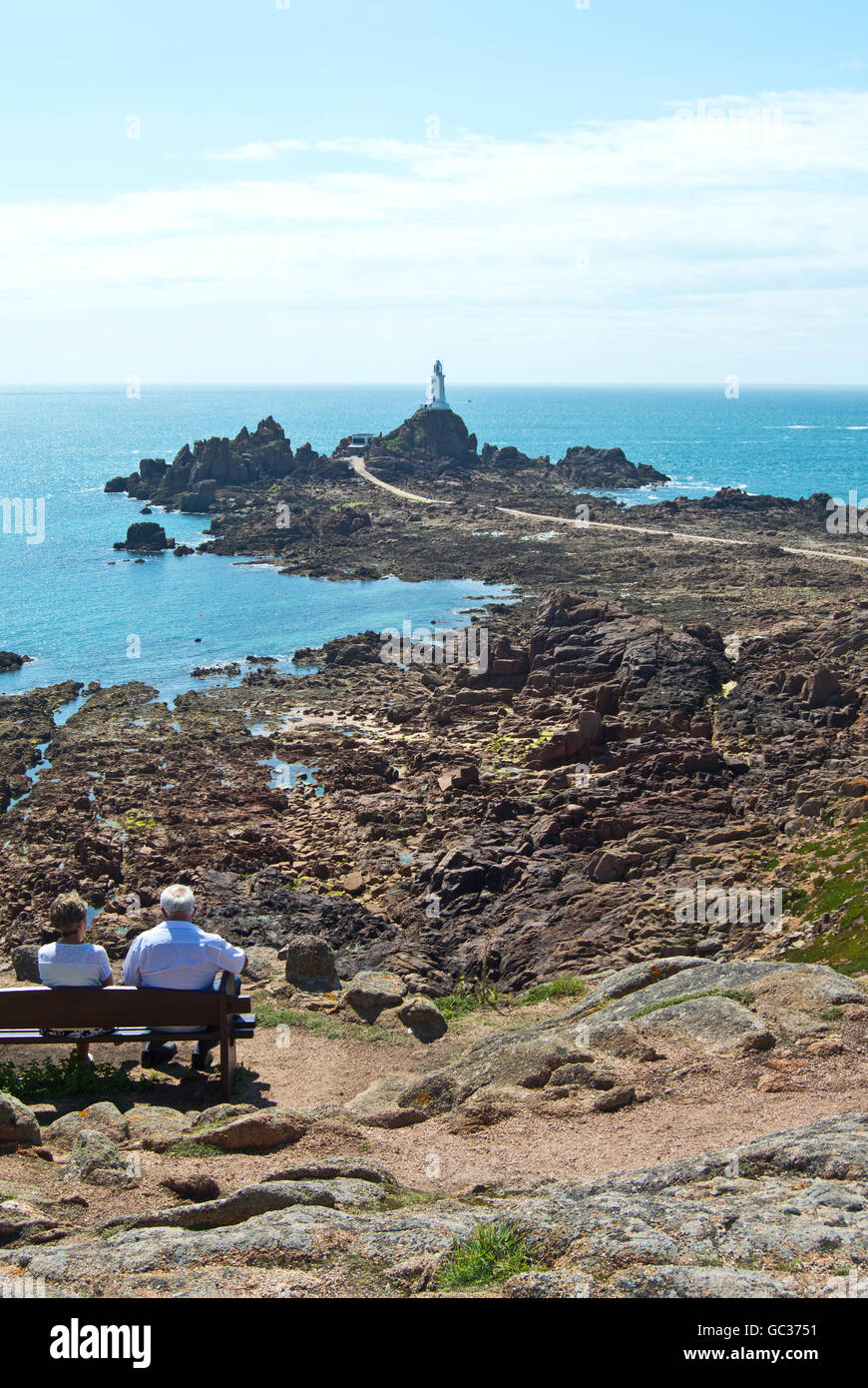 Jersey tourist couple hi-res stock photography and images - Alamy