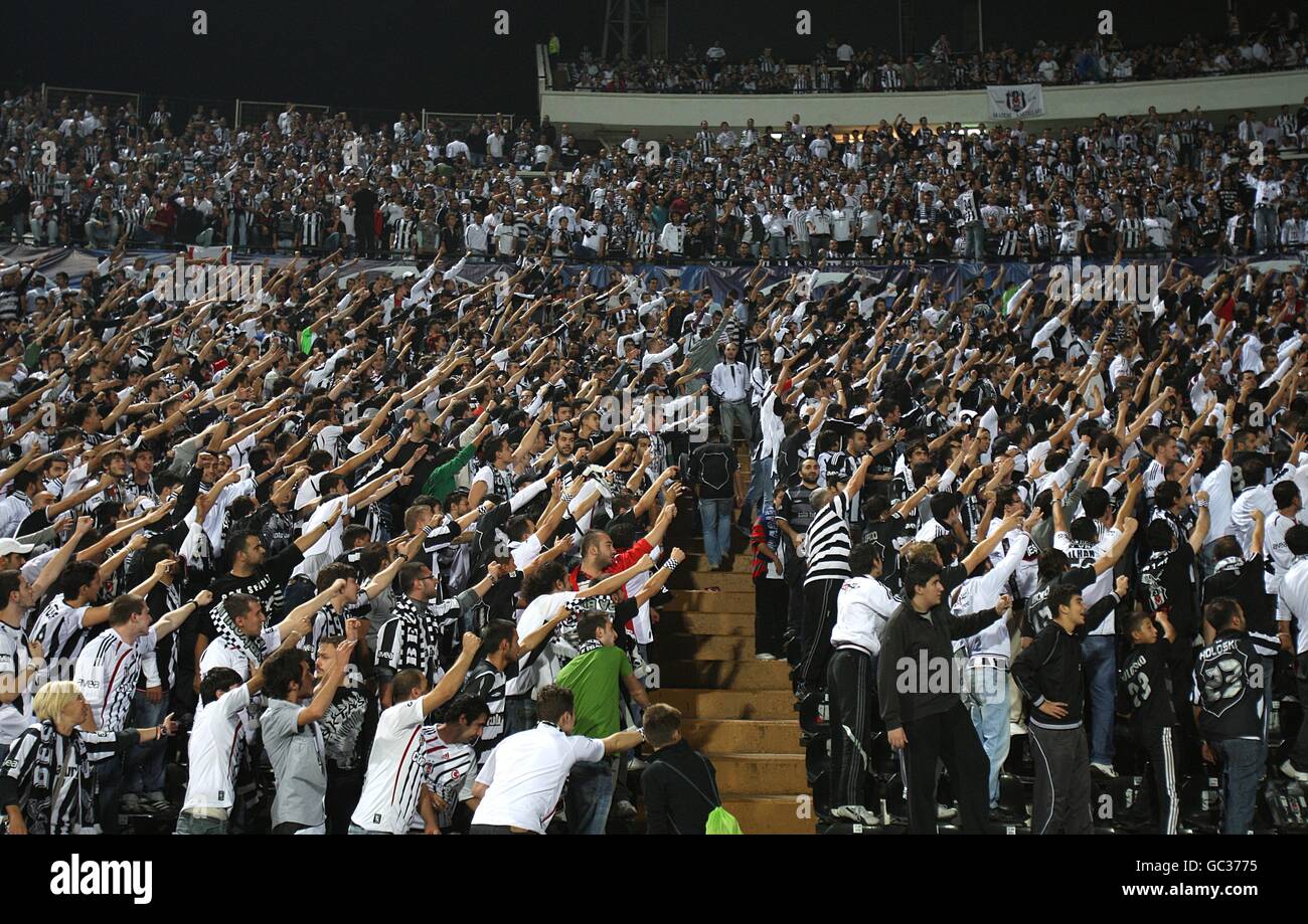 Besiktas fans in the stands hi-res stock photography and images - Alamy