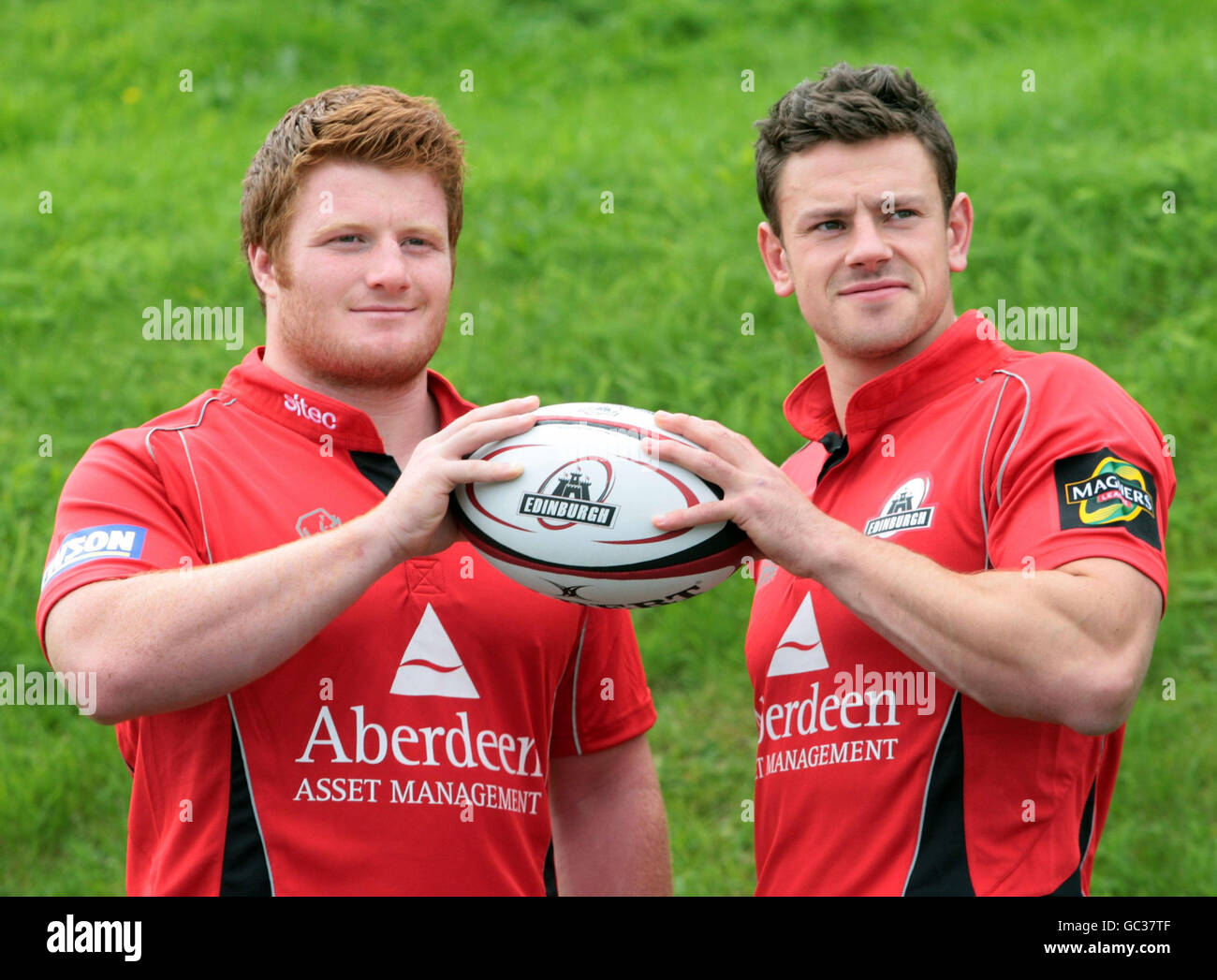 Edinburgh nick de luca photocall murrayfield stadium hi-res stock ...