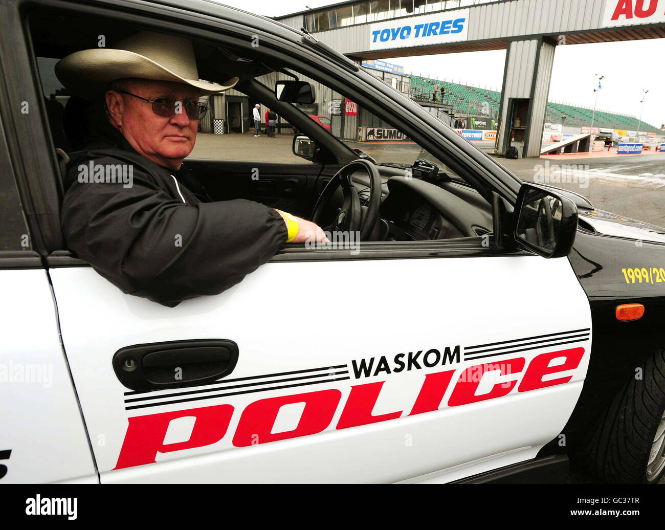 Tom Brown, a Texas police officer and president of 'Beat the Heat' sits ...