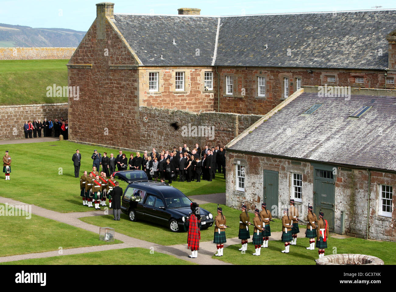 Sergeant Stuart Millar funeral Stock Photo - Alamy