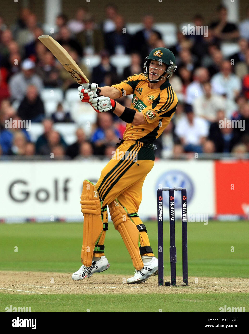 Australia hits out england bowling hi-res stock photography and images ...