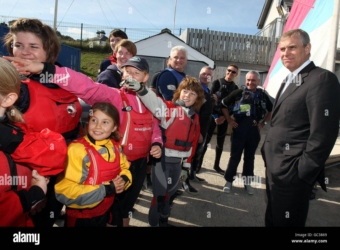 The Duke of York visits Ulster Stock Photo - Alamy