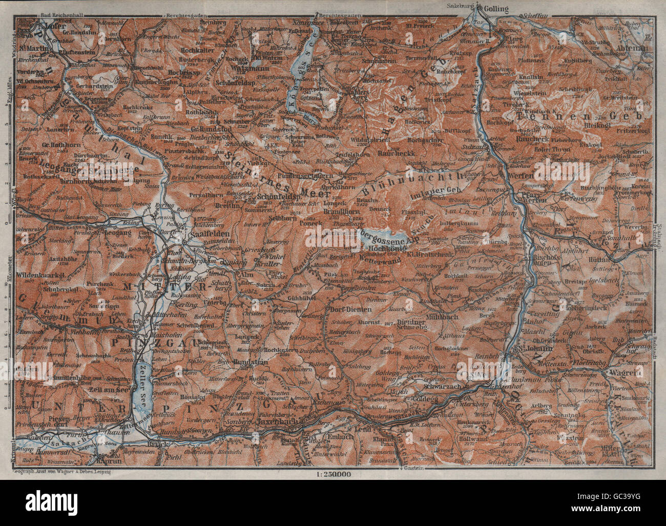 BERCHTESGADENER ALPEN Pinzgau Pongau Taxenback Königssee Zell am See ...