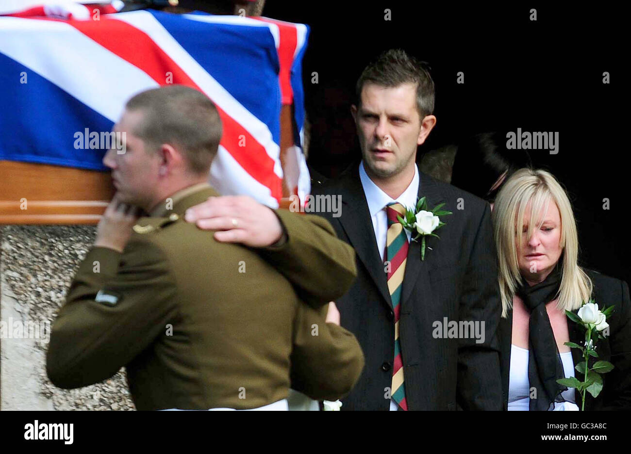 After his funeral service at st james church hi-res stock photography ...