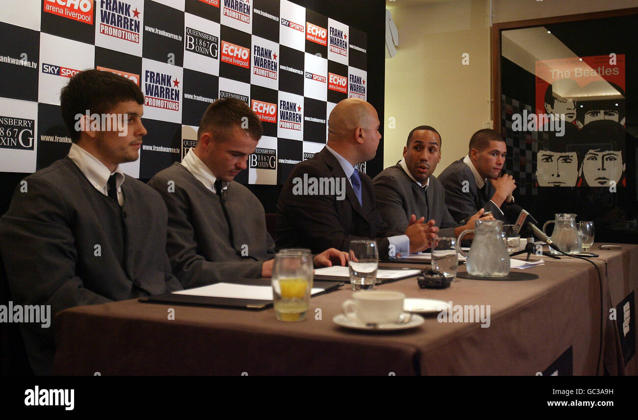 (Left to Right) Stephen Smith, Frankie Gavin, Richard Maynard, James ...