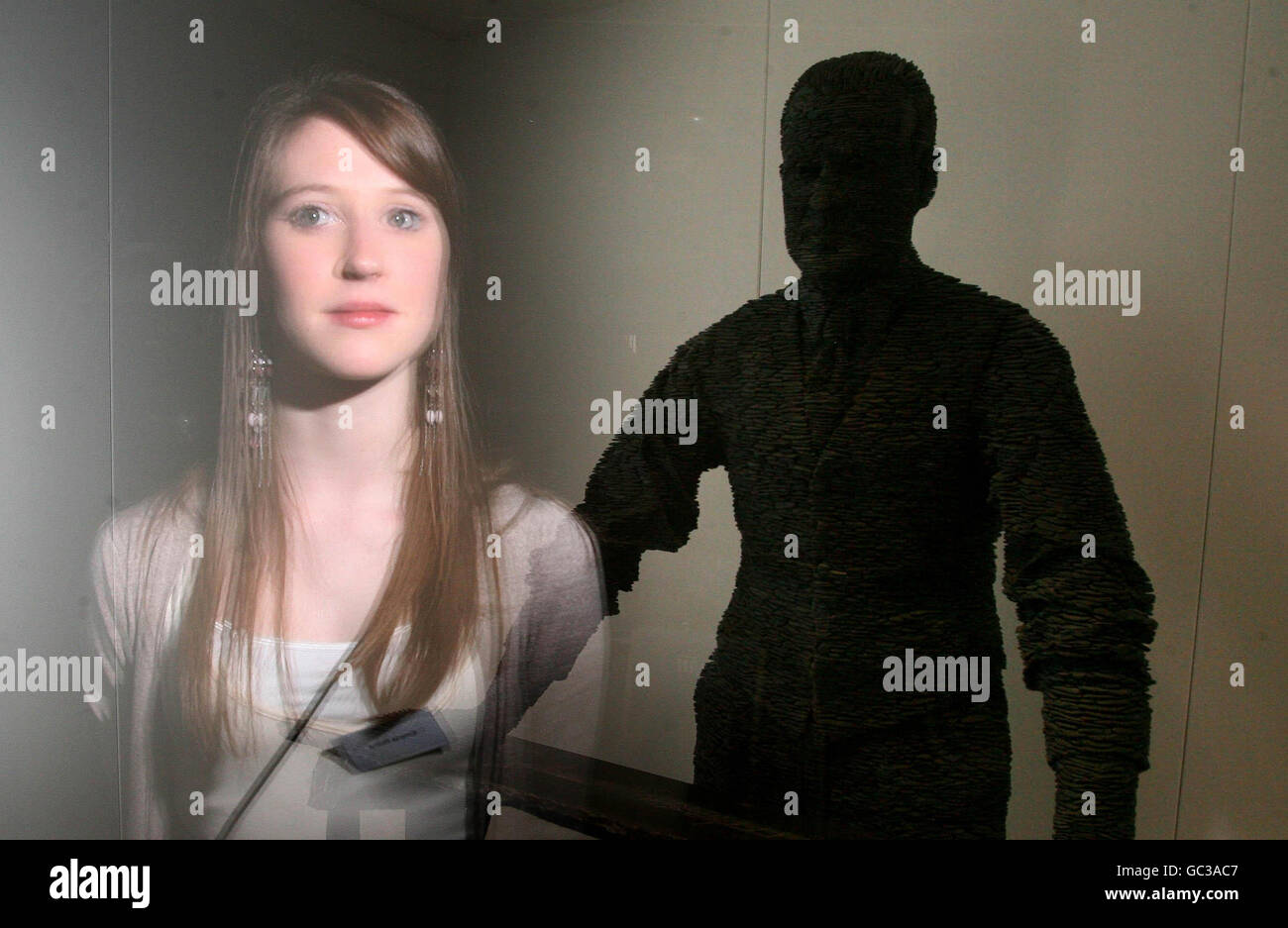 Statue spitfire designer unveiled science museum hi-res stock ...