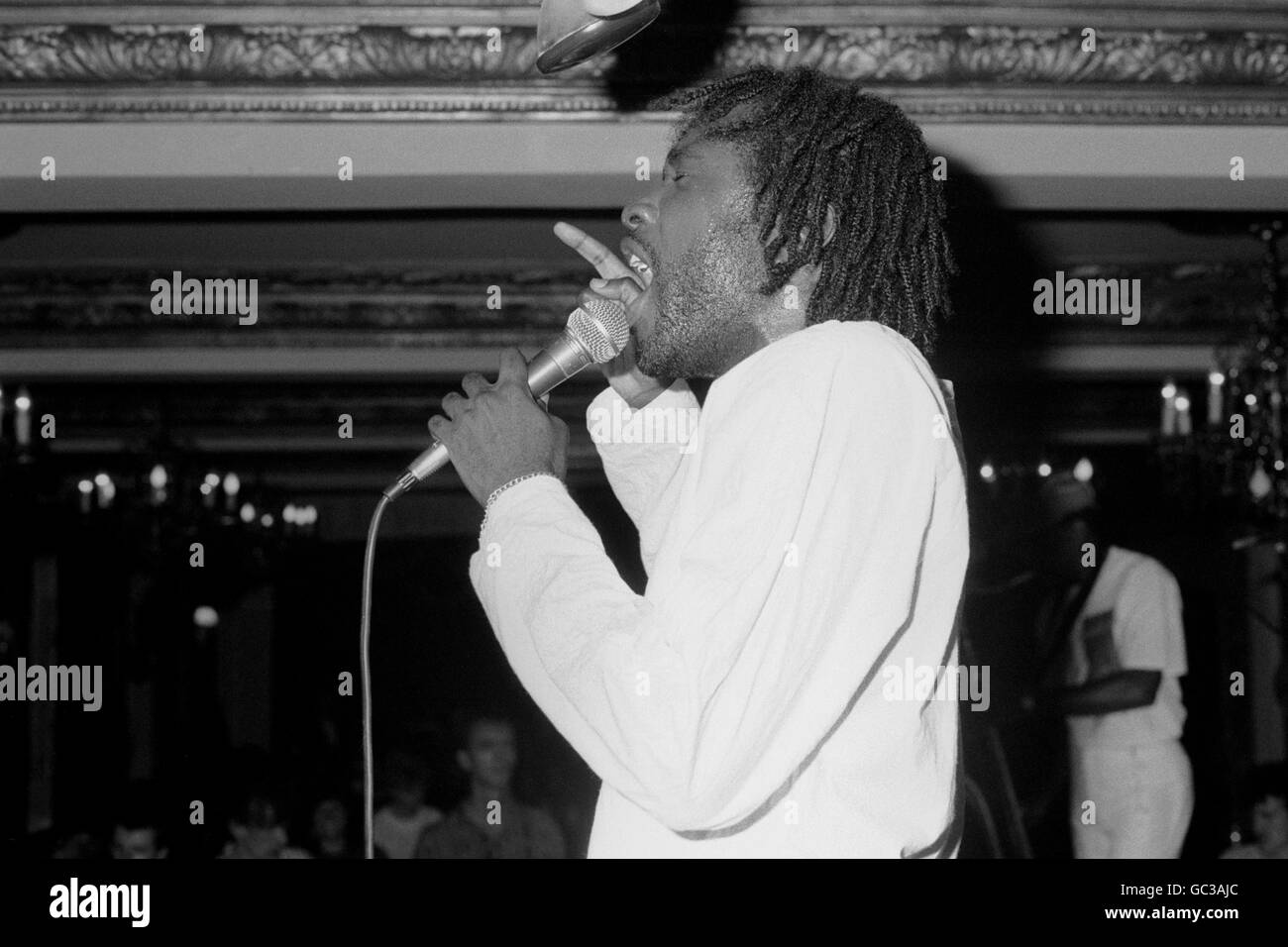 Music calypso david rudder old vic Black and White Stock Photos ...