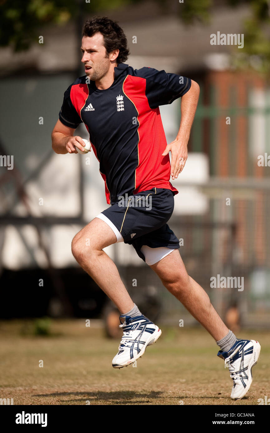 Englands graham onions net session wanderers cricket ground hi-res ...