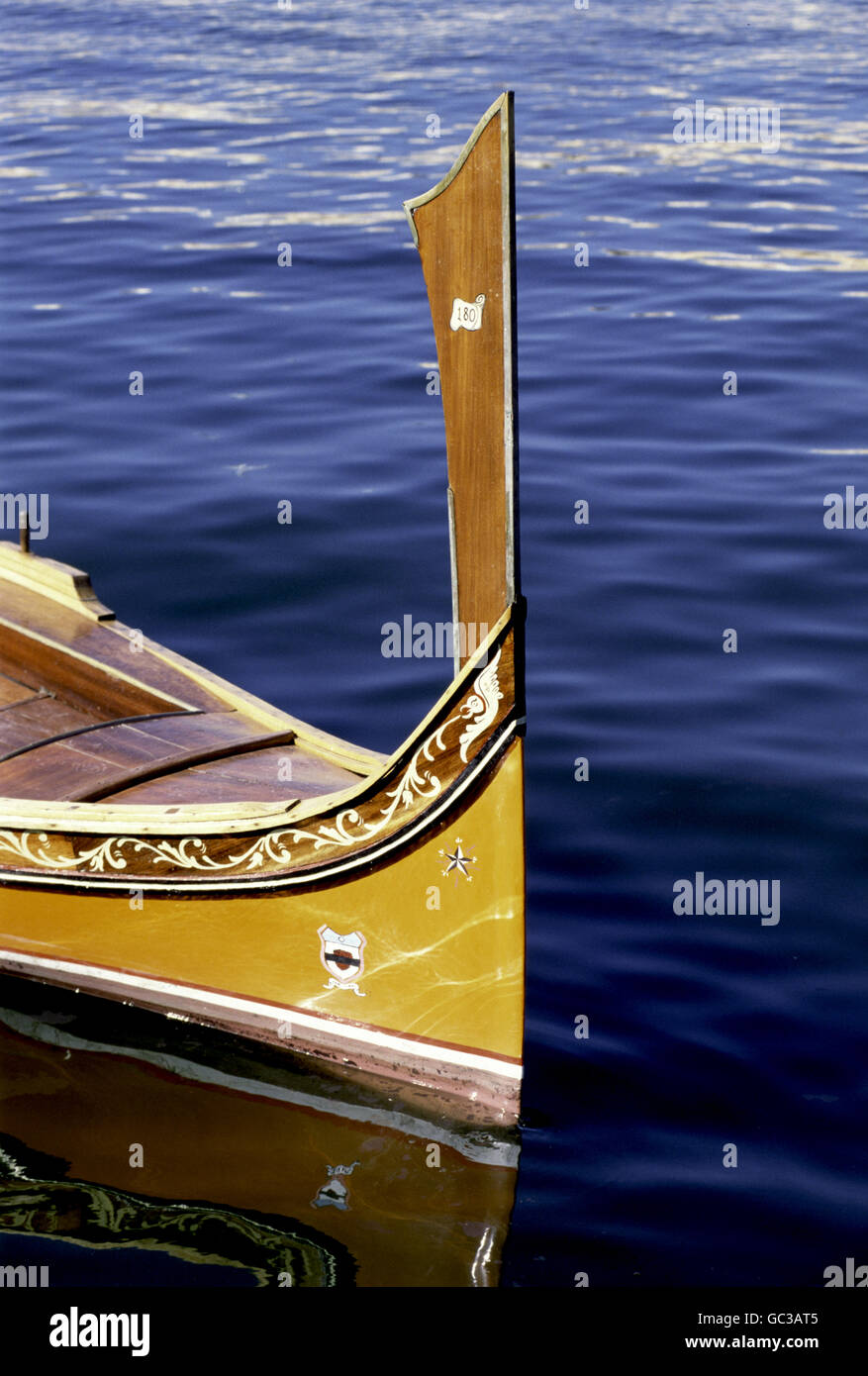 Luzzu, traditional fishing boat, Marsaxlokk harbour, Malta, Europe ...