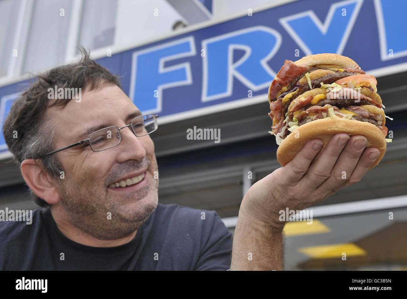 Super Scooby burger Stock Photo - Alamy