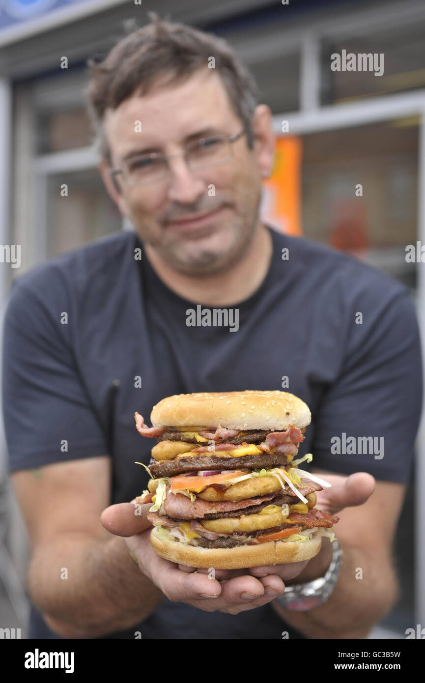 Super Scooby burger Stock Photo - Alamy